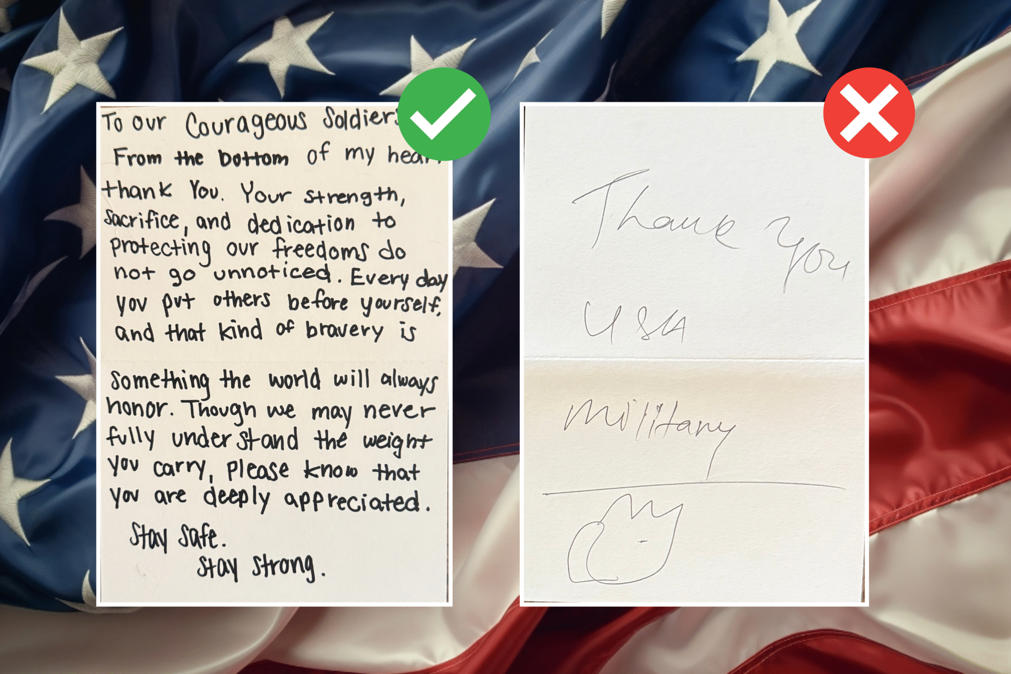 Who We Serve | Write Letters to Veterans and Military